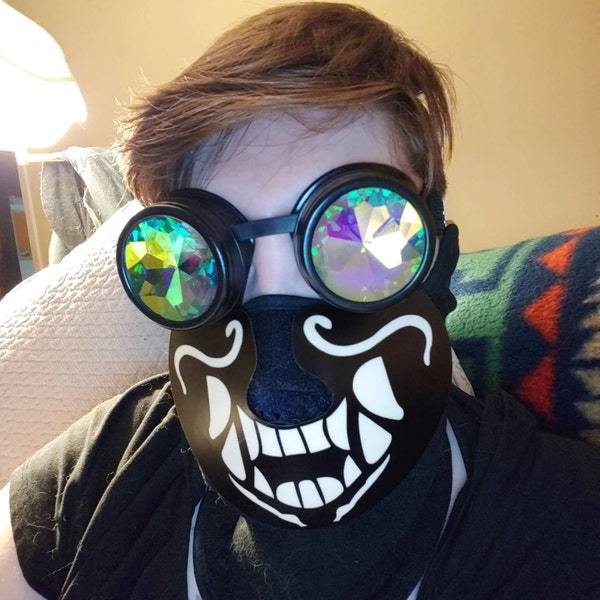 Steampunk Monocle Goggles Burning Man Sunglasses Steam Punk Costume ...