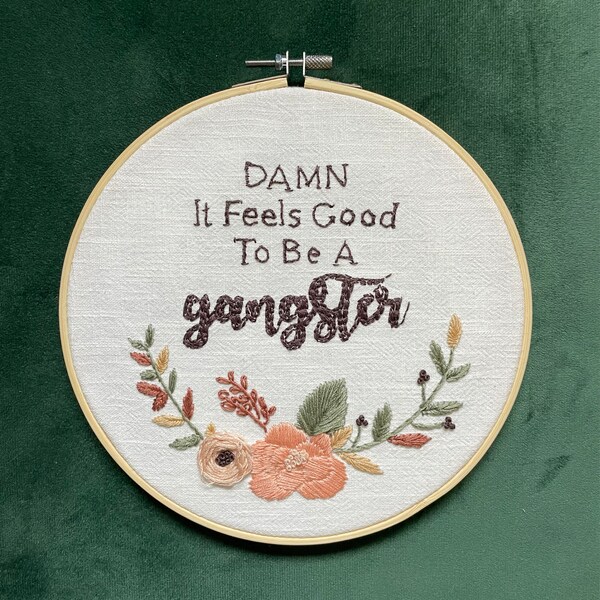 PDF Pattern | Manifest Dope Shit |embroidery Design for 8” Hoop ...