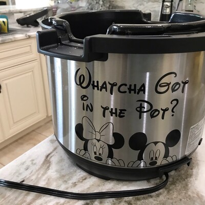 Whatcha Got in Pot, Mickey, Minnie, Disney, Instant Pot Decals, Instant ...