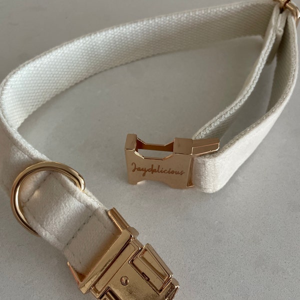 Multiple Color Velvet Engraved Dog Collar Set With Leash, Bow. Pet Name ...