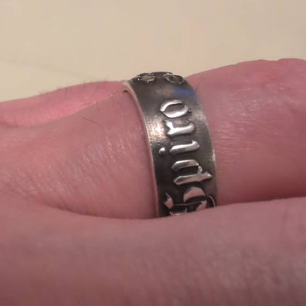 Royal Flush Poker Cards Symbol Jewelry Ring. ANY SIZE. Poker Card ...