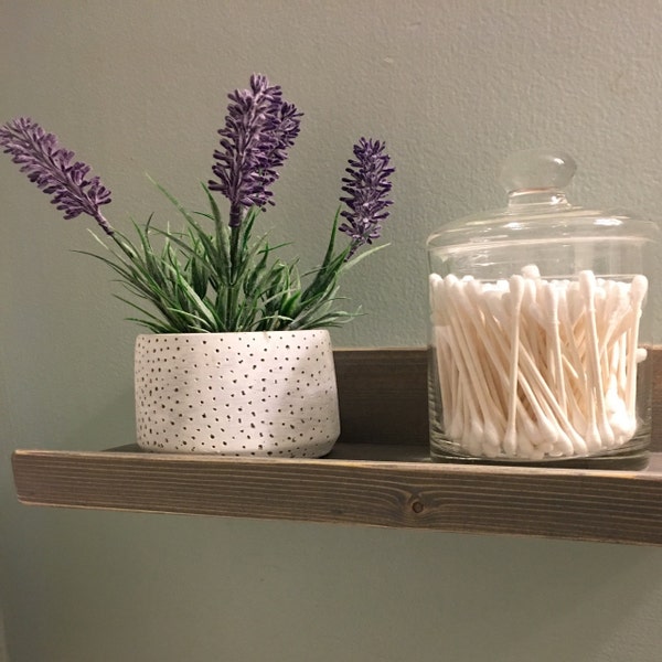 Wide 12", 14", 16" or 18 Inch Floating Ledge Shelf, Picture Ledge Shelf ...