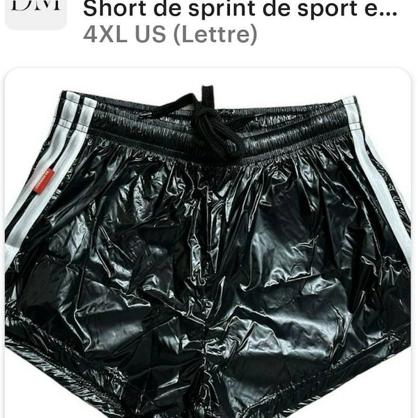 Sport Sprinter Shorts Retro Shorts Shiny Satin - Etsy