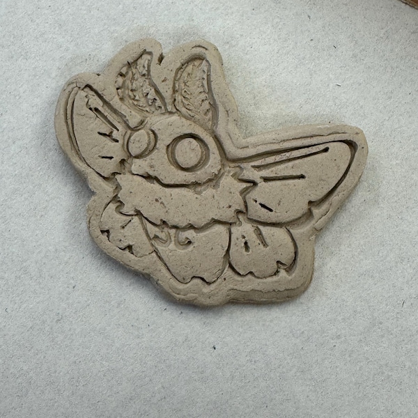 Mothman Cookie Cutter and Clay Stamp ~ Cute Cryptid Cookie Cutter and ...