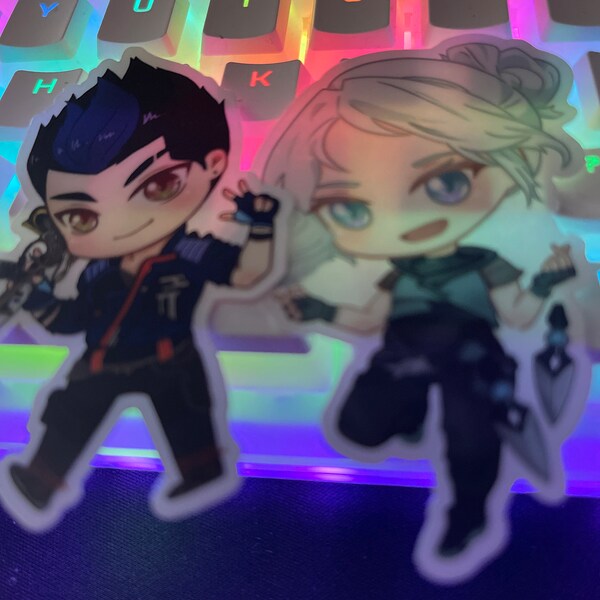 Valorant Jett and Yoru Sticker - Etsy