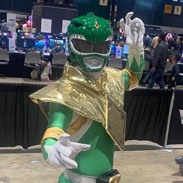 Helmet Green Ranger Mmpr (free Shipping) - Etsy