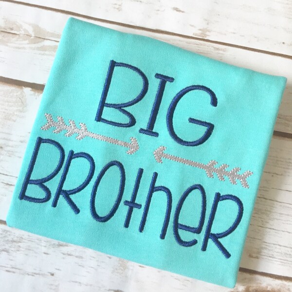 Big Brother Machine Embroidery Design - Etsy