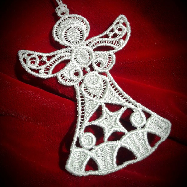 FSL Fancy Angels Free Standing Lace Machine Embroidery Designs Instant ...