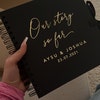 Personalised Couple Scrapbook for First Anniversary or Wedding Our ...
