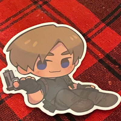 Leon Kennedy Resident Evil 3 Matte Vinyl Stickers - Etsy