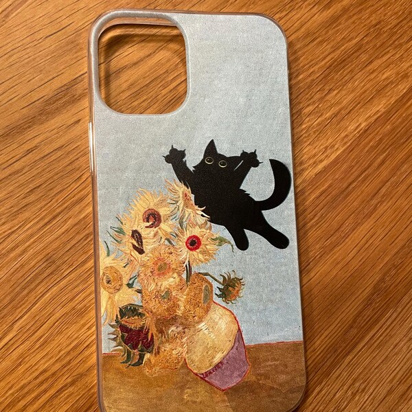 Cute Pet Cat Phone Case Kitten Cover for iPhone 17 Pro Max, 16e, 15, 14 ...