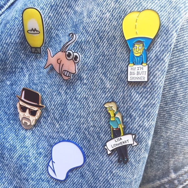 Simpsons Lisa Lionheart Enamel Pin Soft Enamel Lisa Simpson Gifts 90s ...