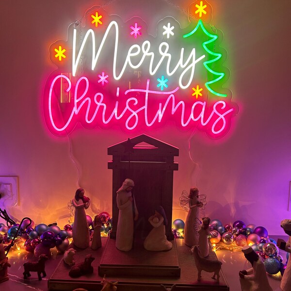 Christmas Bell Neon Sign, Christmas Led Sign, Jingle Bell Christmas ...