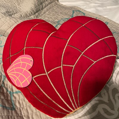 Pan Dulce Corazon heart Concha Plush Cushion - Etsy