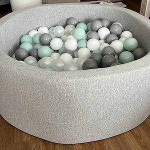 Beige Ball-pit Round 300 Balls Included | Etsy