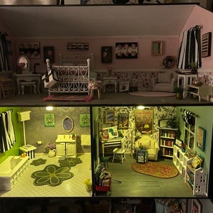 Standard Miniature Room Backdrop Dollhouse Room Box Doll Photography ...