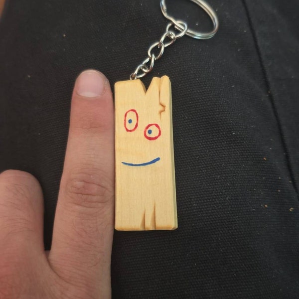 Johnny 2x4 and Plank (handmade Wood Carving Inspired by Ed, Edd & Eddy ...