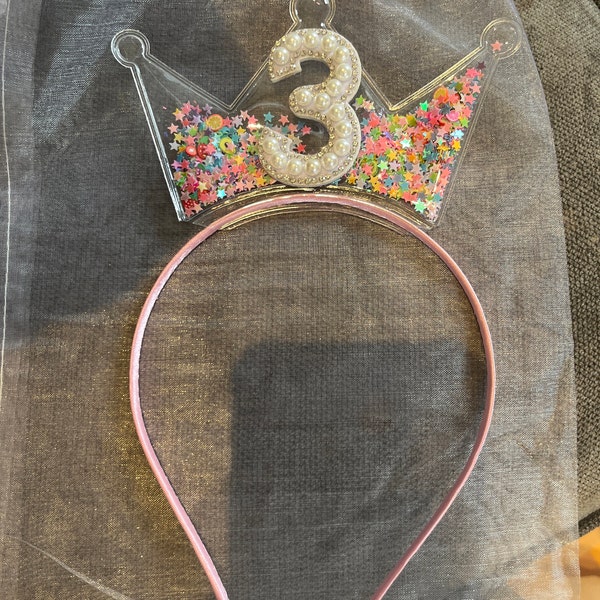 Birthday Girl Party 4th 5th 6th 7th Birthday Crown Alice Band Headband ...