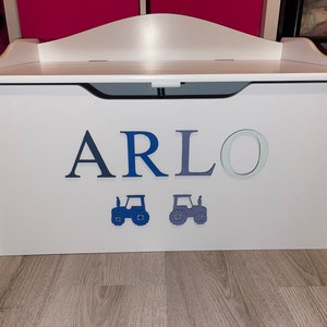 Personalised Toy Box Name & Embellishments. Pastel Name. Hot - Etsy UK