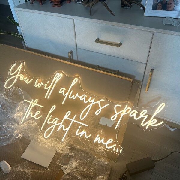 Custom Neon Sign, Battery Operated Upgrade Available, Wedding Neon Sign ...