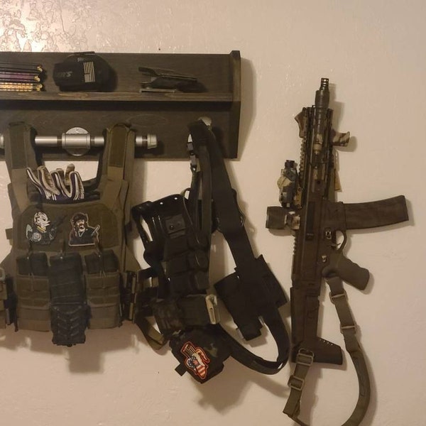 Wall Mounted Duty and Tactical Gear Rack Small - Etsy
