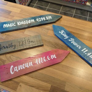 Large Custom Distressed Wood Arrow Signs PER ARROW Eco - Etsy