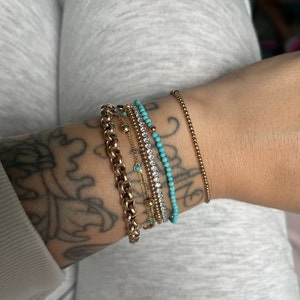 Tigers Eye Beaded Belly Chain Waist Beads Semi-precious Beads Brown ...