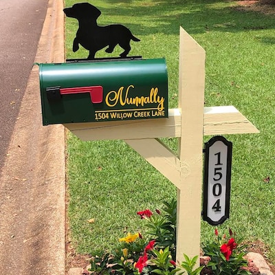 Fox Metal Mailbox Topper / Sign Mounting Hardware Included - Etsy