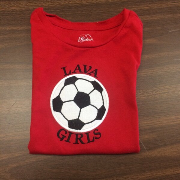 Applique Soccer Ball Machine Embroidery Design - 4 Sizes - Instant ...