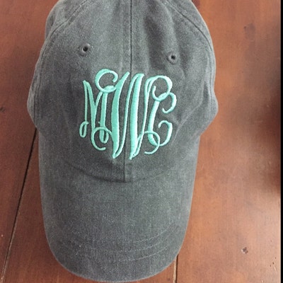 Monogram Hat Monogram Baseball Hat Womens Hat Monogrammed Hat Monogram ...
