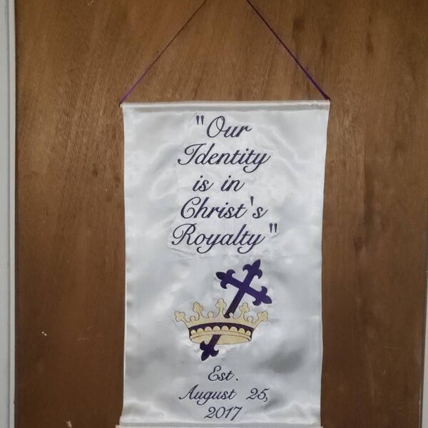 York Rite Ornate Long Cross and Crown Emblem Embroidery Design 4x4, 6x6 ...