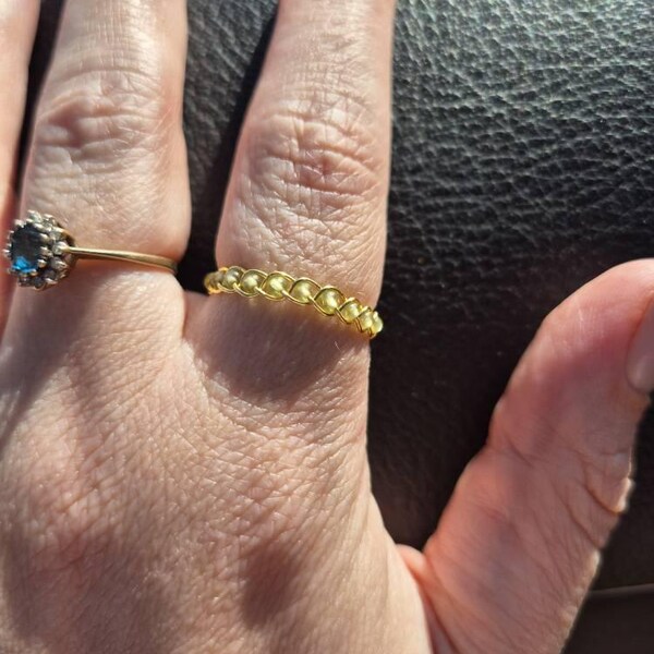 Silver Braided Wire Ring | Silver Plated Wire Wrapped Ring, Aesthetic ...