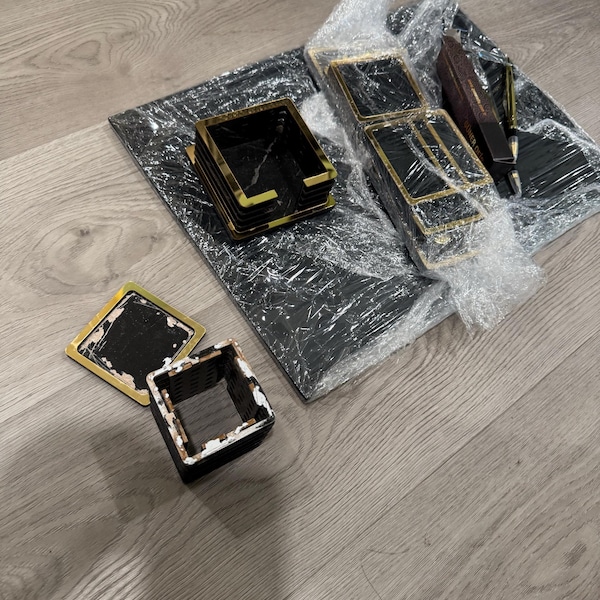 Leather Desk Set | Signature Desk Pad | FREE SHIPPING | Office ...