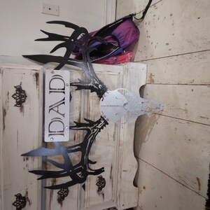 Metal Deer Skull Bow Rack With Custom Name Plate or Logo - Etsy