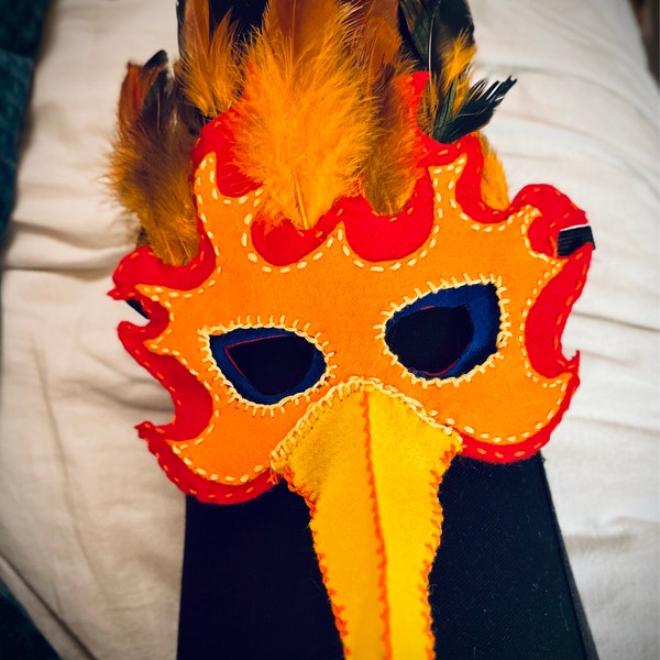 Fire Mask PDF Pattern - Etsy