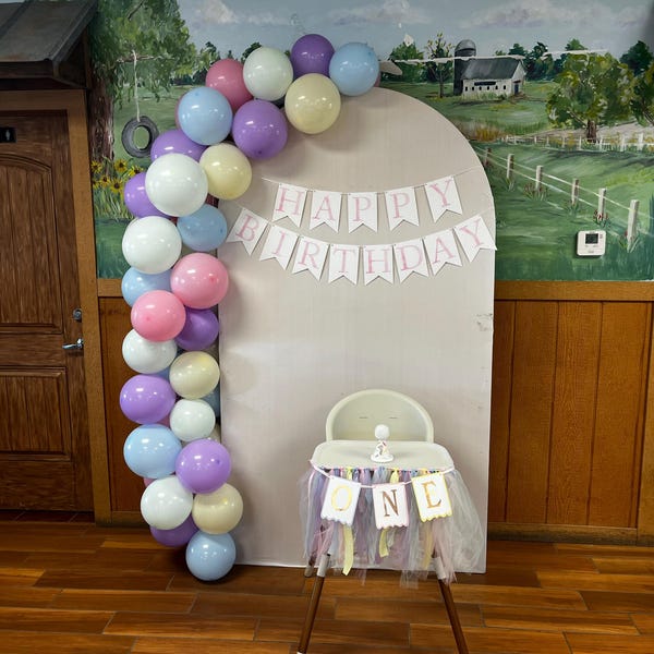 Pawty Banner. Dog and Cat Happy Birthday Garland. Puppy and Kitten ...