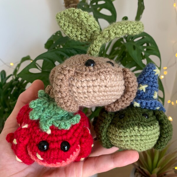 Crochet Strawberry Frog Pattern PDF Only English Amigurumi Pattern Frog ...