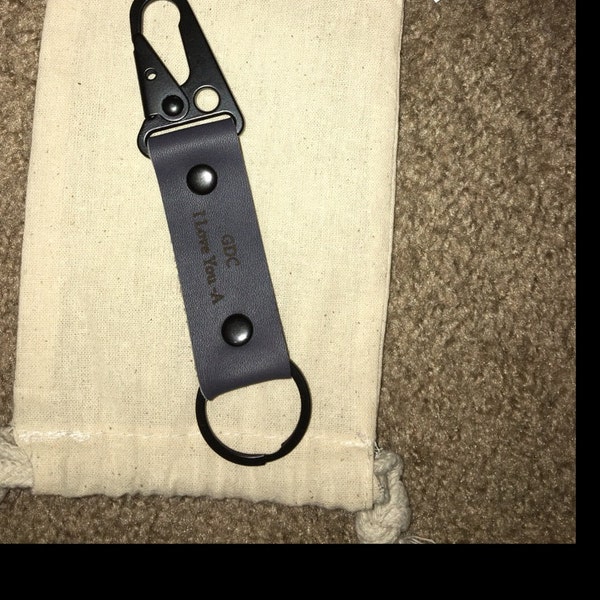 Personalized Keychain, 3 Year Anniversary, Latitude Longitude, Leather ...