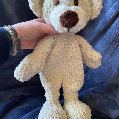 Original Crochet Pattern: Teddy Snuggle Bear comforter, Cuddly, Cute ...