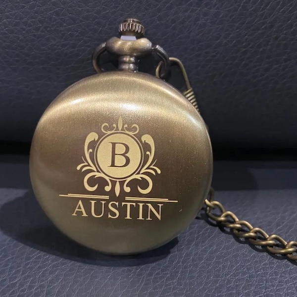 Personalized Engraved Pocket Watch,customized Pocket Watch,groom's Gift ...