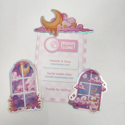 MEOWTER SPACE STICKERS Matte Vinyl Sticker Sheet 19 Cute Aesthetic ...