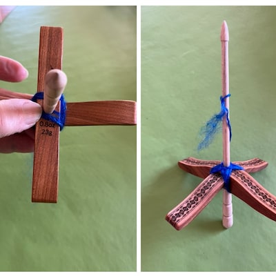 5/8 Maple Mini Glider Turkish Drop Spindle - Etsy