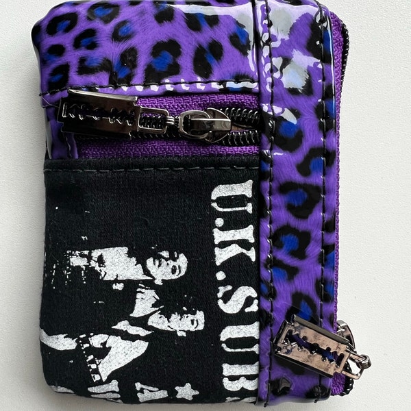 Punk Rock Leopard Print Wallet | Disorder | Discharge | Varukers | Doom ...