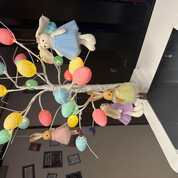 Handmade Easter Bunny Ornaments,easter Decor,easter Tree Ornaments ...