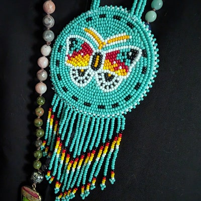 Buybeaded Handmade Native American Style Beaded Genuine Leather Wallet ...