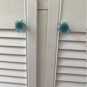 Knobs Stone Knobs Cabinet Knobs White Glass Sand Dollar - Etsy