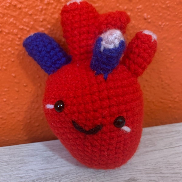 11 Crochet Organs Patterns! EBOOK PDF Amigurumi Heart Liver Kidney ...