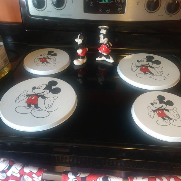 Burner Covers-mickey Mouse-mickey-disney-kitchen-decor-stove Covers ...