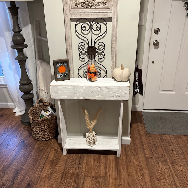 Skinny Wall Table--choose Your Color! - Etsy