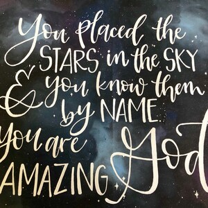 Custom 11x14 Canvas Quote Art Hand-painted Calligraphy - Etsy